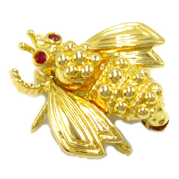Tiffany & Co. | Jewelry | Tiffany Ruby Brooch Yellow Gold Ruby | Poshmark